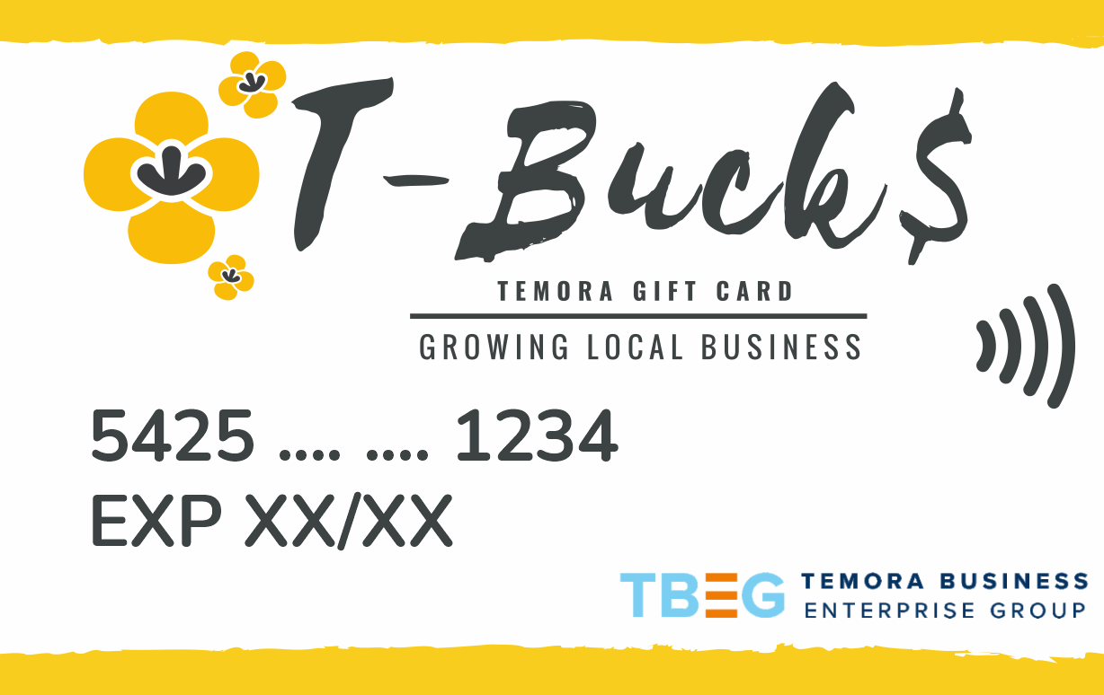 Temora Digital Gift Card | Why Leave Town